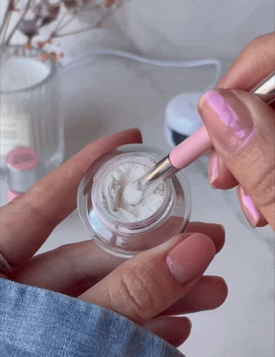 Le Glazed - Nail Powder & Gel Topcoat Set - Le Mini Macaron
