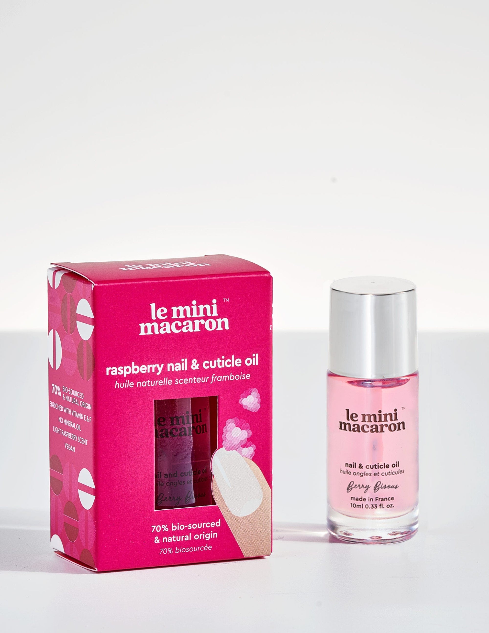 Berry Bisous - Raspberry Nail & Cuticle Oil - Le Mini Macaron