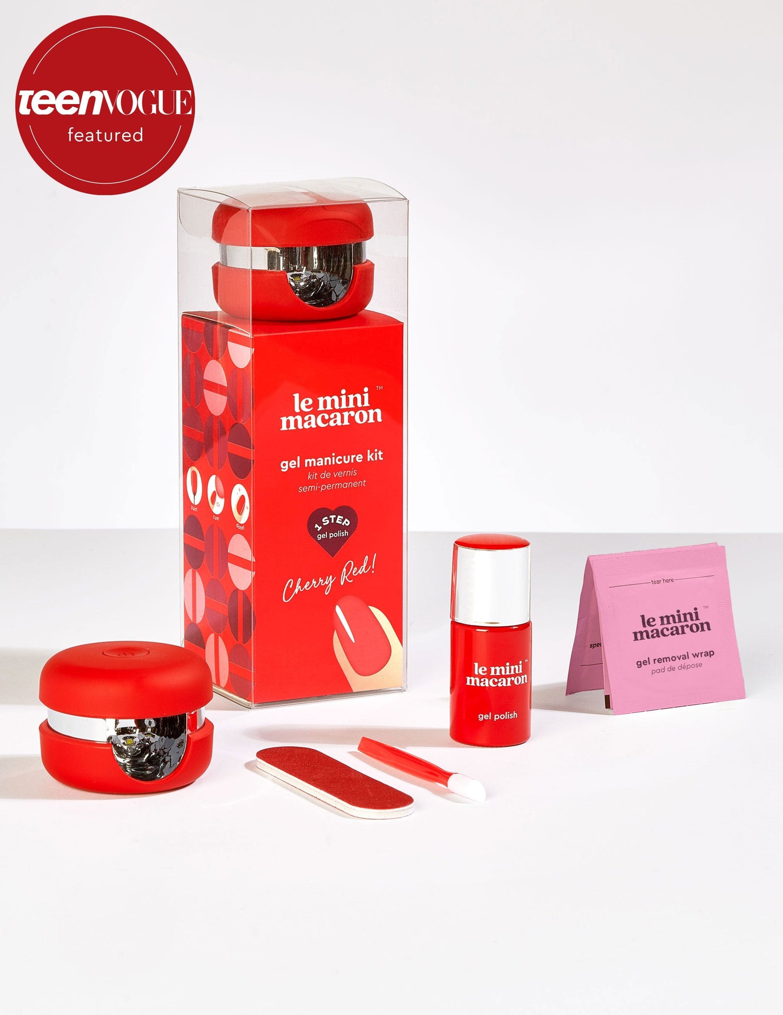 Cherry Red - Gel Manicure Kit – Le Mini Macaron